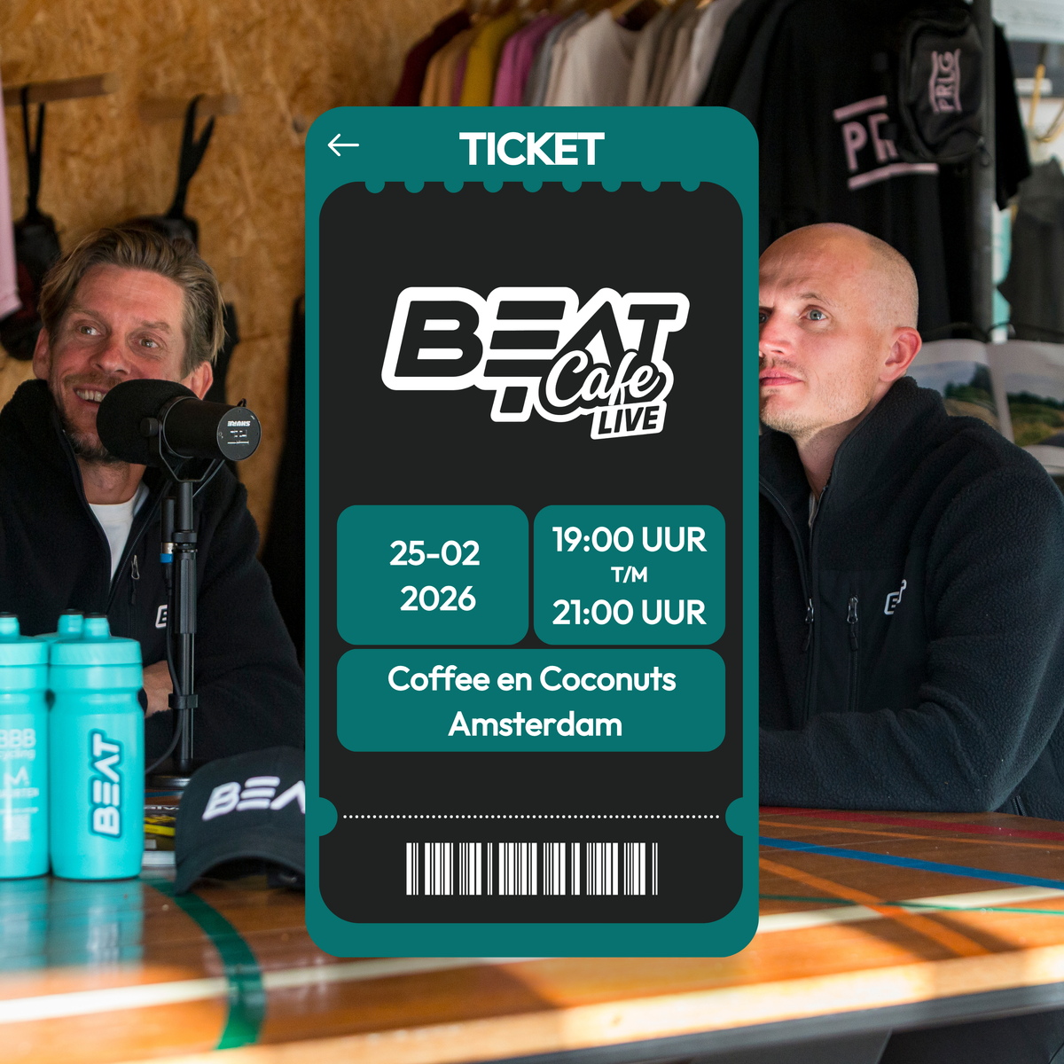 Ticket: BEAT Café live 2026 – BEAT Cycling Club | Shop